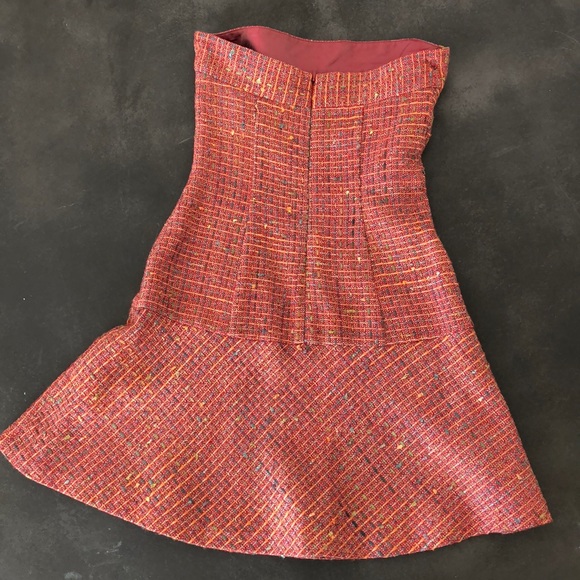 bebe | Dresses | Little Tweed Strapless Dress | Poshmark